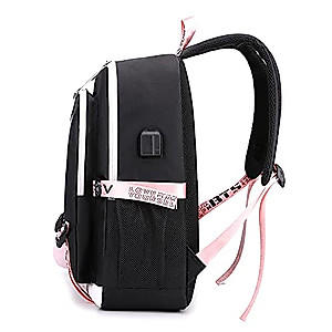 Dingzheyan BTS School Laptop Backpacks Korean Daypack Book Bag Casual Backpack Backpack For Students
