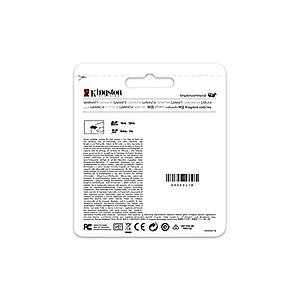 Kingston 128GB SDXC Canvas Select Plus 100MB/s Read Class 10 UHS-I U1 V30 Memory Card (SDS2/128GB)