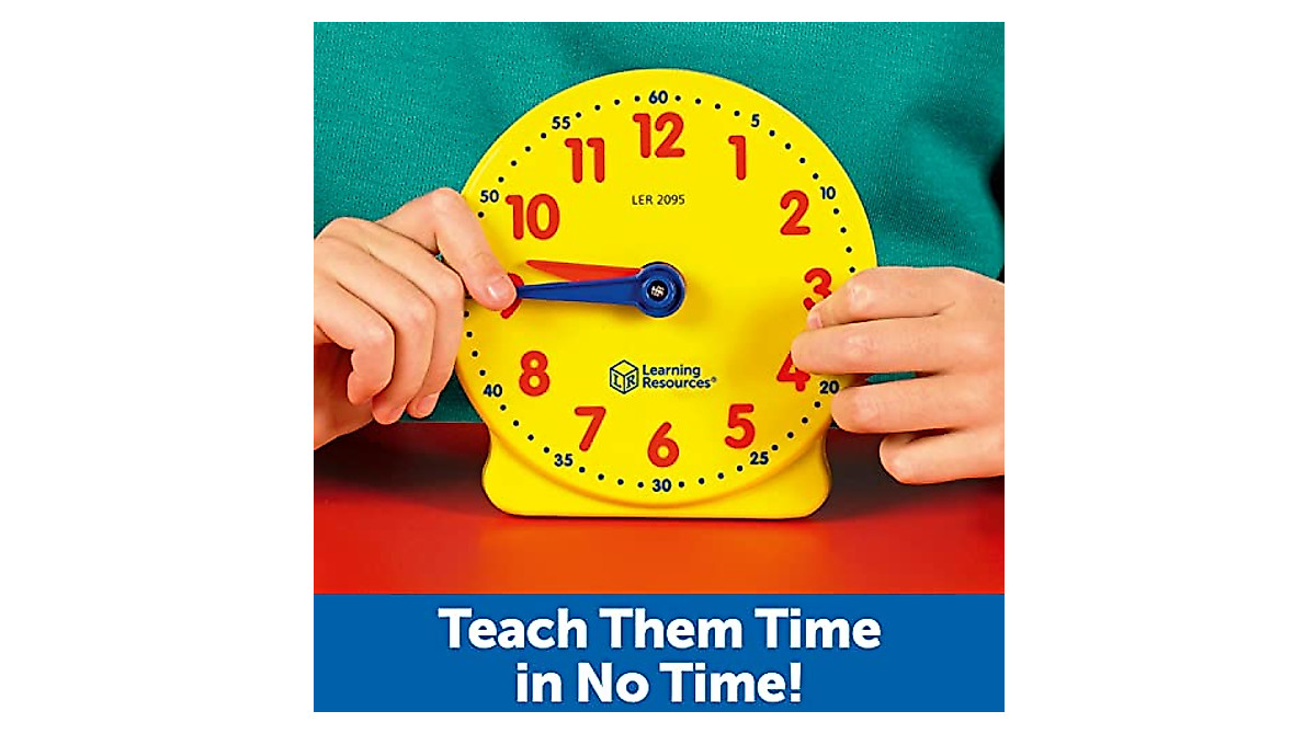Learning Resources Big Time Student Clock - Learn Time & STEM Skills