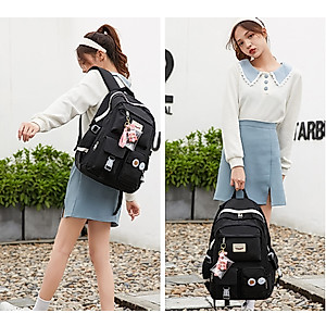 Makukke School Backpacks for Teen Girls - Laptop Backpacks 15.6 Inch College Bookbag Anti Theft Women Casual Daypack