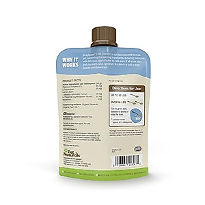 Pet Naturals BusyButter Extra Strength Calming Peanut Butter with Melatonin for Dogs - Great for Treats, Lick Mats, Training, Calming, and Enrichment Toys