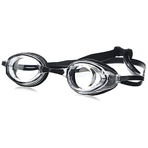 TYR Blackhawk Racing Negative Prescription Goggle, Clear Black Black, -2.0
