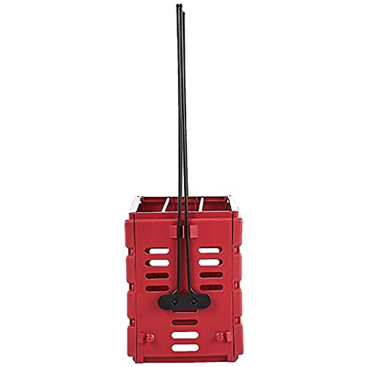 Tourna Ballport Tennis Ball Hopper Holds 80 Balls Durable and Lightweight – Red