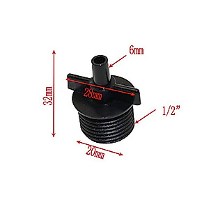 Xiaochen Lawn Irrigation Garden Watering 5 Pieces of Cross-Atomization Nozzle Garden Greenhouse Atomization Spray Nozzle Agricultural Tools Mist Sprayer (Color : Green)