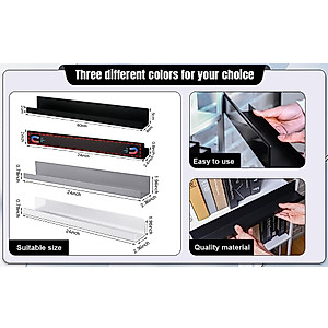 2 Pcs Magnetic Book Shelf for Whiteboard Magnetic Shelf Metal Floating Book Shelves for Kids Room Magnetic Book Display Shelf Magnetic Book Shelf for Kids Room Teacher Whiteboard Classroom (Black)