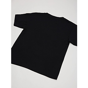 Disney boys Mickey Mouse Face Tee T Shirt, Black(01), 10-12 Years US