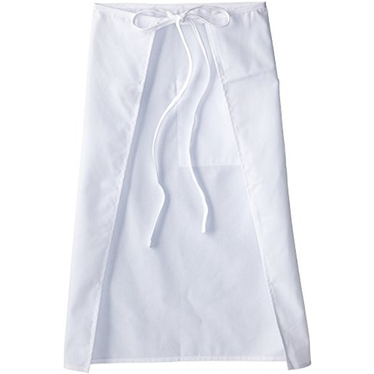 Chef Designs mens Bistro kitchen aprons, White, 28W x 32L US