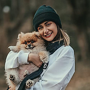 NPJY Unisex Beanie for Men and Women Knit Hat Winter Beanies Black