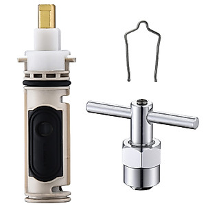 1222 Shower Cartridge with 104421 Puller Removal Tool Replacement for Moen, Compatible with Moen One-Hanlde Posi-Temp Faucet