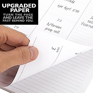 AT-A-GLANCE 2023 Weekly & Monthly Planner, 8-1/2" x 11", Large, Monthly Tabs, Pocket, Divided Format, Elevation, Gray (75955L05)