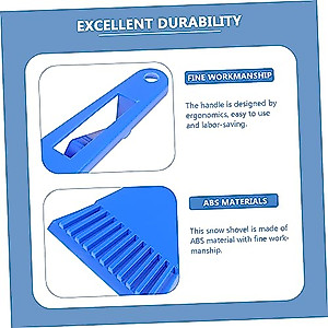 BESTOYARD 9 pcs Ice Shovel Snow Removal for Car Windshield ice Scraper for car Snow Removal Scraper Refrigerator ice Scraper Freezer Ice Remover Shovel Window ice Scraper abs Mini Brush