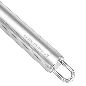 AmazonCommercial Stainless Steel Swivel Vegetable Peeler, Vertical Blade