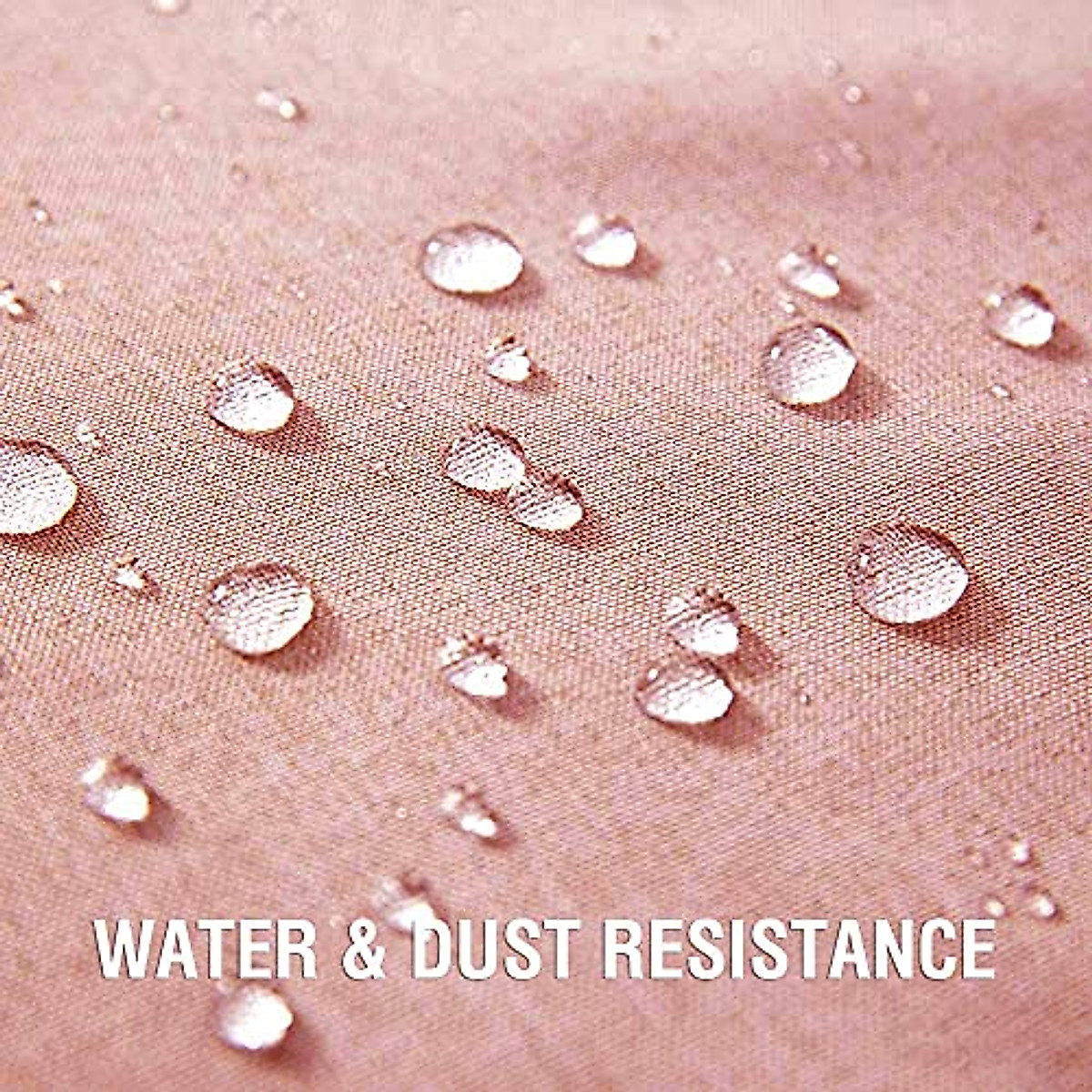 FEVERQIYI Coral Pink Outdoor Pillow Covers 18x18 Inch Pack of 2 Decorative Waterproof Outdoor Pillows Square Throw Cushion Case for Patio, Porch and Balcony 45x45cm