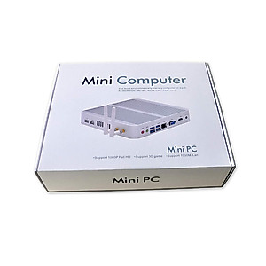 KINGDEL NC860 Fanless Mini PC, Powerful Nettop Computer, Intel i7-8550U 8th Gen. 4 Cores CPU, 16GB DDR4 RAM, 512GB SSD, 4K 4096x2304, HD Port, DP, Metal Case, W-11 Pro
