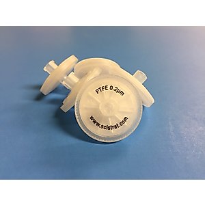 Syringe Filter, PTFE, 30mm Diameter, 0.22um, 100/pk