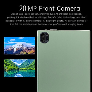 AMONIDA Kids Tablet, 2.4 5GWiFi Dual Band 10.1in Tablet 1960x1080IPS 8 Core CPU for Playing (US Plug)