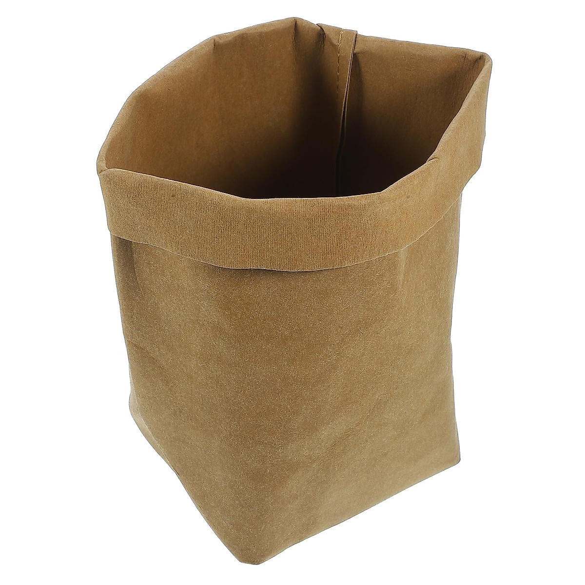 BESTOYARD 2pcs Bags for Planting Small Paper Bag Organizers Brown Paper for Leaves Refrigerator Containers Kraft Bags Plant Basket Paper Garden Ornament Container Decorations Washable
