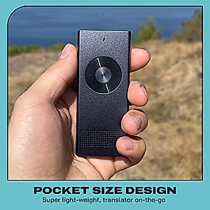 Poliglu Instant Two-Way Language Translator - Translators Devices for 36 Languages. Make Communication Easier with This Innovative Portable Translation Device. Perfect as a Pocket Dictionary