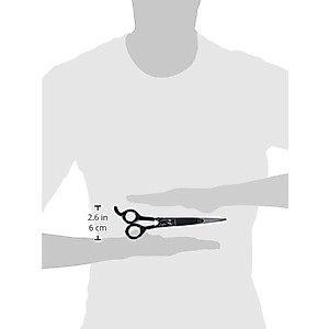 Dubl Duck Carbon Steel Small Pet Fillipino 88B Straight Shears with Plastic Coated Handles, 8-1/4-Inch