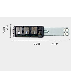 OWLEEN 6 Slot Adapter Multi Reader Mini SIM Nano with Control Switch for Android