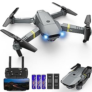 INPORSA Drone with Camera for Adults Kids, 1080P HD Camera FPV Drone with Upgrade Altitude Hold, Gestures Selfie, Waypoint Fly, 3D Flip, One Key Start, 3 Speed Mode, 2 Batteries