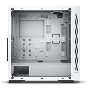 DeepCool MATREXX 55 V3 ADD-RGB WH 3F Mid-Tower ATX Case, E-ATX Support, Tempered Glass Panels, Three Included ARGB Fans, Motherboard Sync and Front I/O RGB Control, White