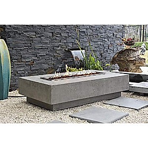 Fire Table Outdoor Fire Pit Hampton Fire Table with Elementi Brand-Natural Gas