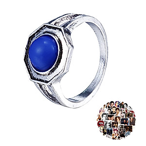 UoYu 21 pcs The Vampire Diaries Jewelry Set Vampire Family Ring Klaus Mikaelson's Ring for Fans Jewelry for Men Women