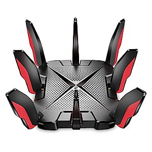 TP-Link AX6600 WiFi 6 Gaming Router (Archer GX90)- Tri Band Gigabit Wireless Internet Router, High-Speed ax Router, Smart VPN Router for a Large Home (Renewed)