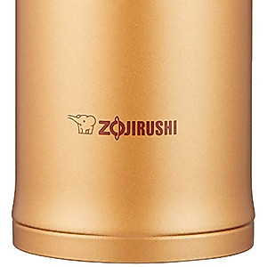 Zojirushi SM-NA60-DM Water Bottle, Stainless Steel Mug, Direct Drinking, Lightweight, Cold and Heat Retention, 20.3 fl oz (600 ml), Honey Gold