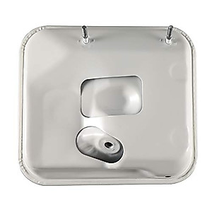 HGC Fuel Tank For Honda GX160 5.5HP GX200 6.5HP GX140 White Engine with Petcock Gas Cap Filter Replaces 17510-ZE1-020ZA