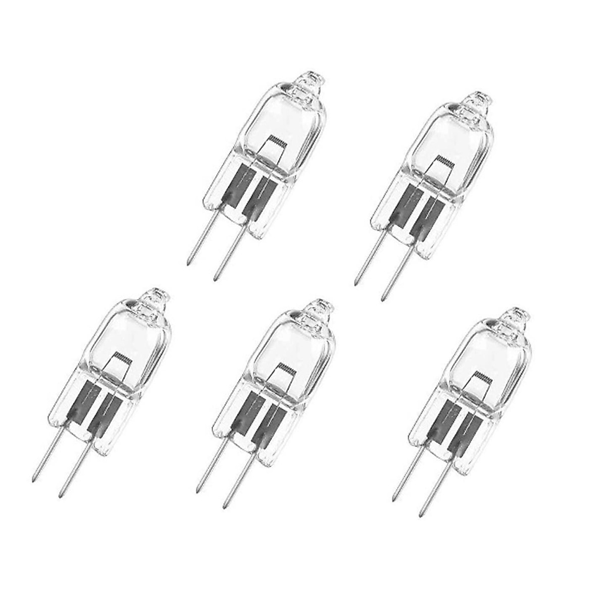 10x G4 12V 5W Light Bulb Replacement JC 2 Pin Base Halogen Kitchen Table Pendant Lamp 12 Volt 5W Warm White Landscape Desk Lighting