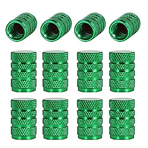 TOMALL Car Auto Wheel Tyre Tire Stem Air Valve Caps Dust Covers for Vehicle Motorcycle Bike