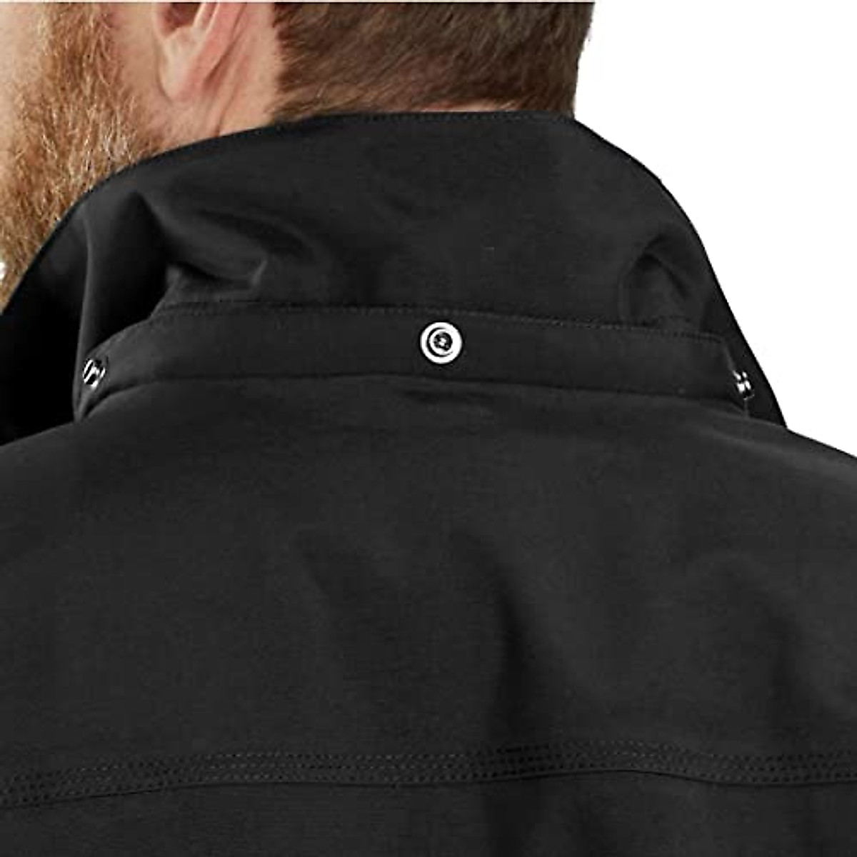 Carhartt mens Storm Defender Loose Fit Heavyweight Jacket Work Utility Outerwear, Black, Large US