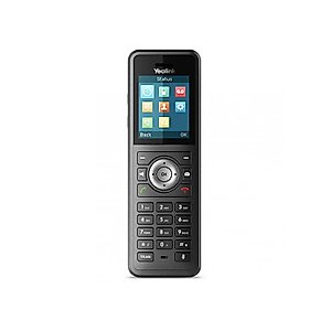 Yealink W59R Cordless Ruggedized DECT IP Phone, Base Station Not Included, 1.8-Inch Color Display, Power Adapter Included