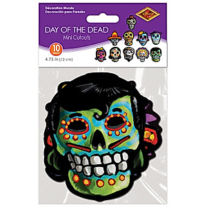 Beistle Mini Day of The Dead Cutouts