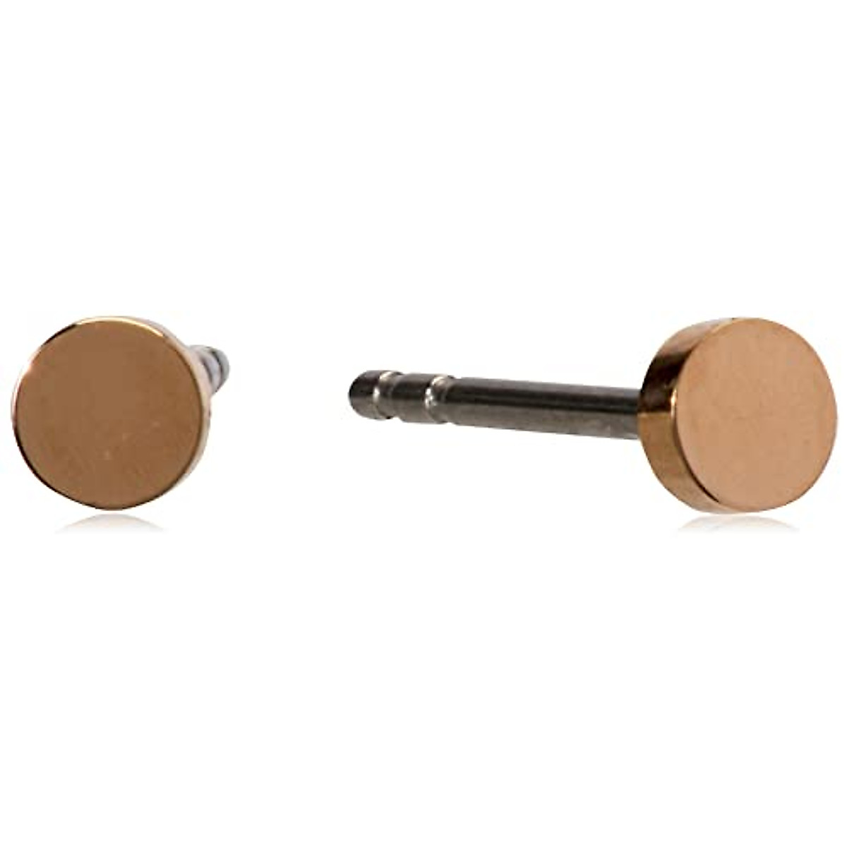 Fossil Women's Rose Gold-Tone Stud Earrings, Color: Rose Gold (Model: JF02397791)
