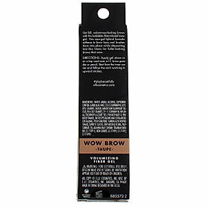 e.l.f. Cosmetics E.l.f. wow brow gel, fiber-infused formula, taupe, 0.12 Ounce ., Taupe, 0.123 Ounce