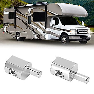 Demeras Wire Reducer Adaptor, Good Conductivity Amp Input Reducer 6061 Aluminum High Power Universal 1/0 Gauge to 4 Gauge Nickel Plated for Car for Boats