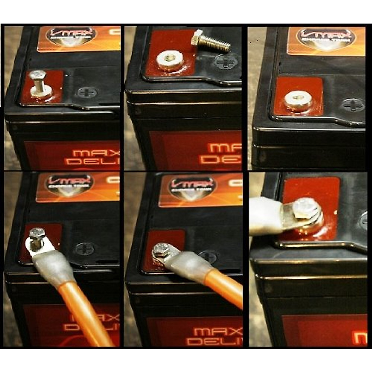 VMAX MR127 12 Volt 100Ah AGM Deep Cycle Maintenance Free Battery compatible with boats and 40-100lb, minnkota, cobra, sevylor and other trolling motor (GROUP 27 Marine Deep Cycle AGM Battery)