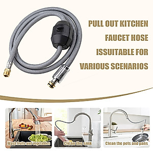Pull-out Faucet Hose Replacement Compatible for Grohe 48293000 Flexible Shower