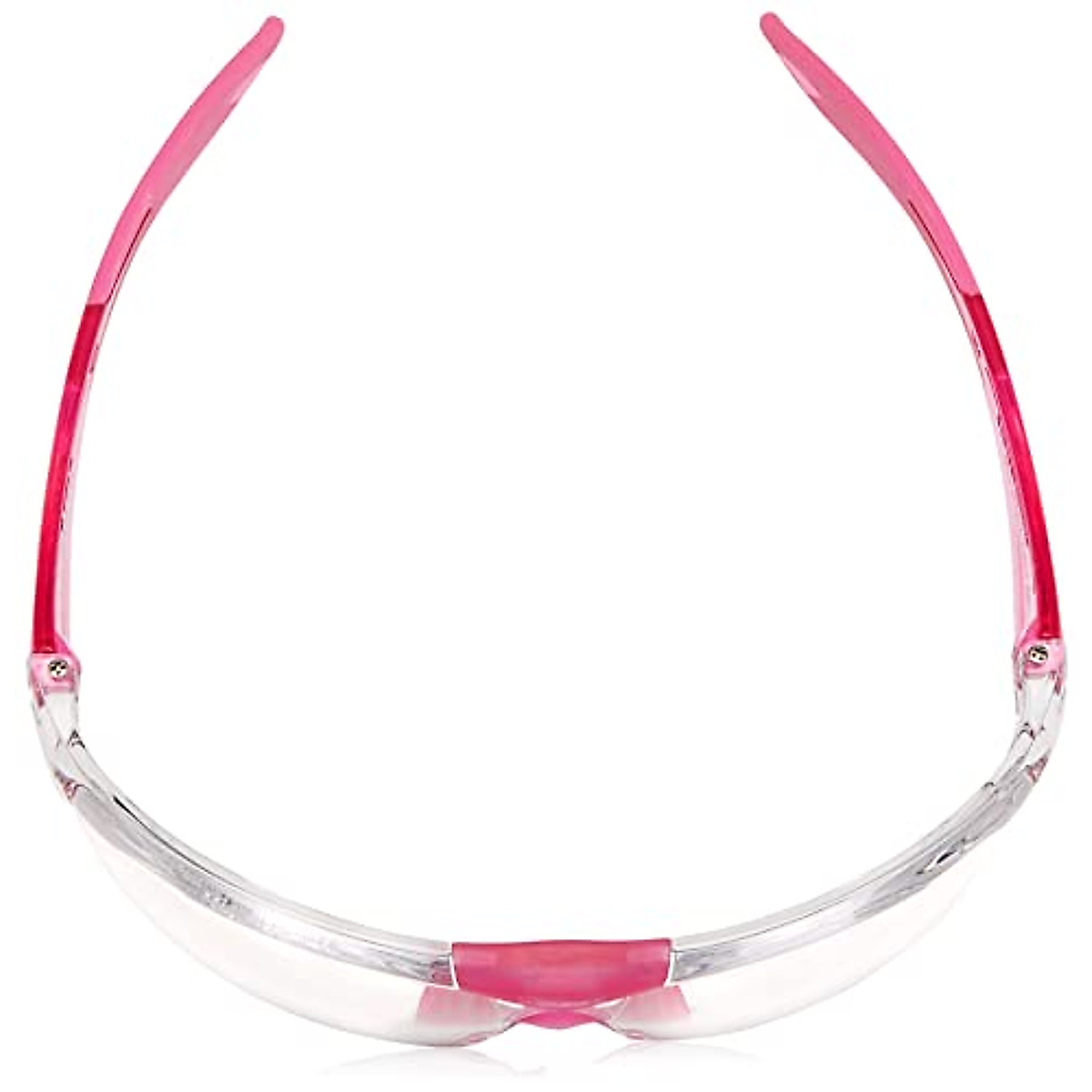 Elvex Delta Plus SG-18C-SLIM-PINK Avion SF Safety Glasses, Clear Lens with Pink Temple Tips, Slim Fit, Flexible, Abrasion Resistant, Anti Fog