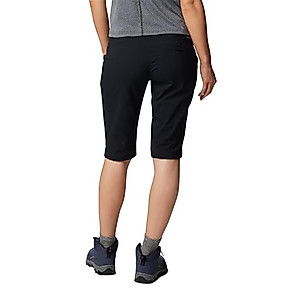 Columbia Women's Anytime Outdoor Long Short Shorts, black, 10x13