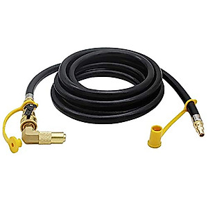 MENSI 12FT Male/Female Quick-Connect RV Propane Extension Hose Compatible with Blackstone 17"/22" Griddles
