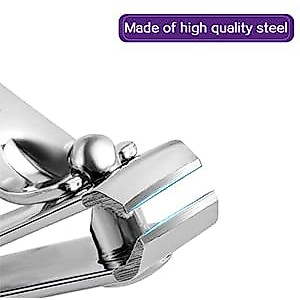 Manicure Set, 12 PCS Stainless Steel Manicure Kit with Fingernail Clippers and Toenail Clippers, Personal Care Nail Clipper Set with Leather Case for Women & Men (Purple) (12 Piece Set)