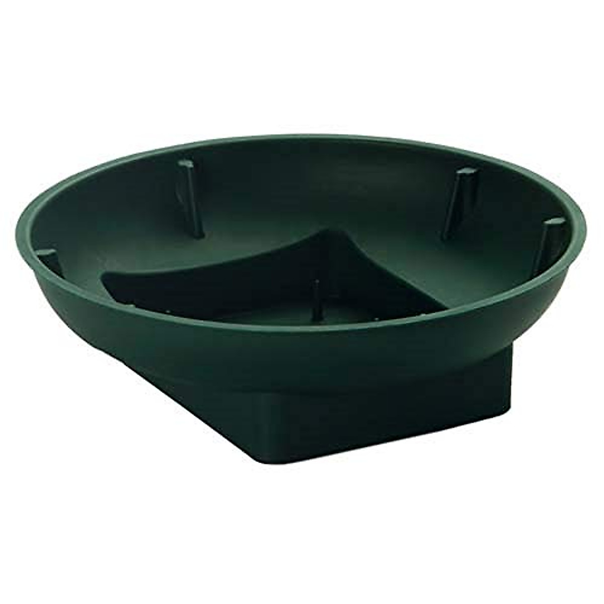 Floral Supply Online - Green Design Bowls for Flower Arrangements, Centerpieces, and Holiday Decorating. (6" Green, 12 Bowls)