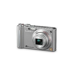 Panasonic Lumix DMC-ZR1 12.1MP Digital Camera with 8x POWER Optical Image Stabilized Zoom and 2.7 inch LCD (Silver)