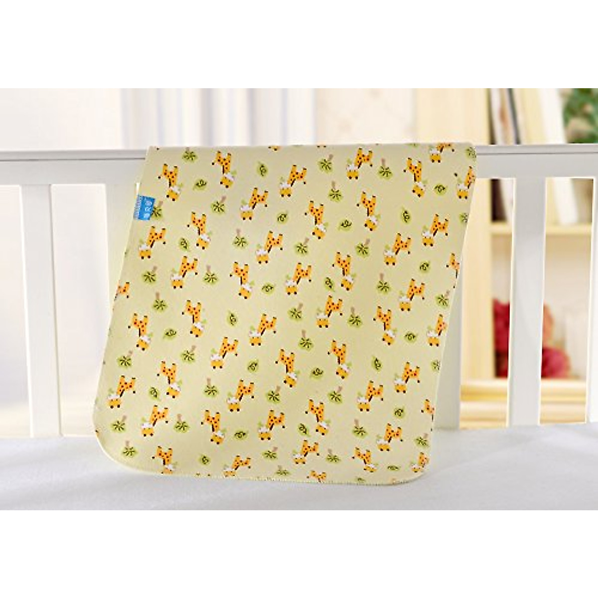 Diaper Changing Pad, Twoworld Cotton Bamboo Fiber Breathable Waterproof Changing Pads Washable Resuable Diapers Liners Mats(20x28in)