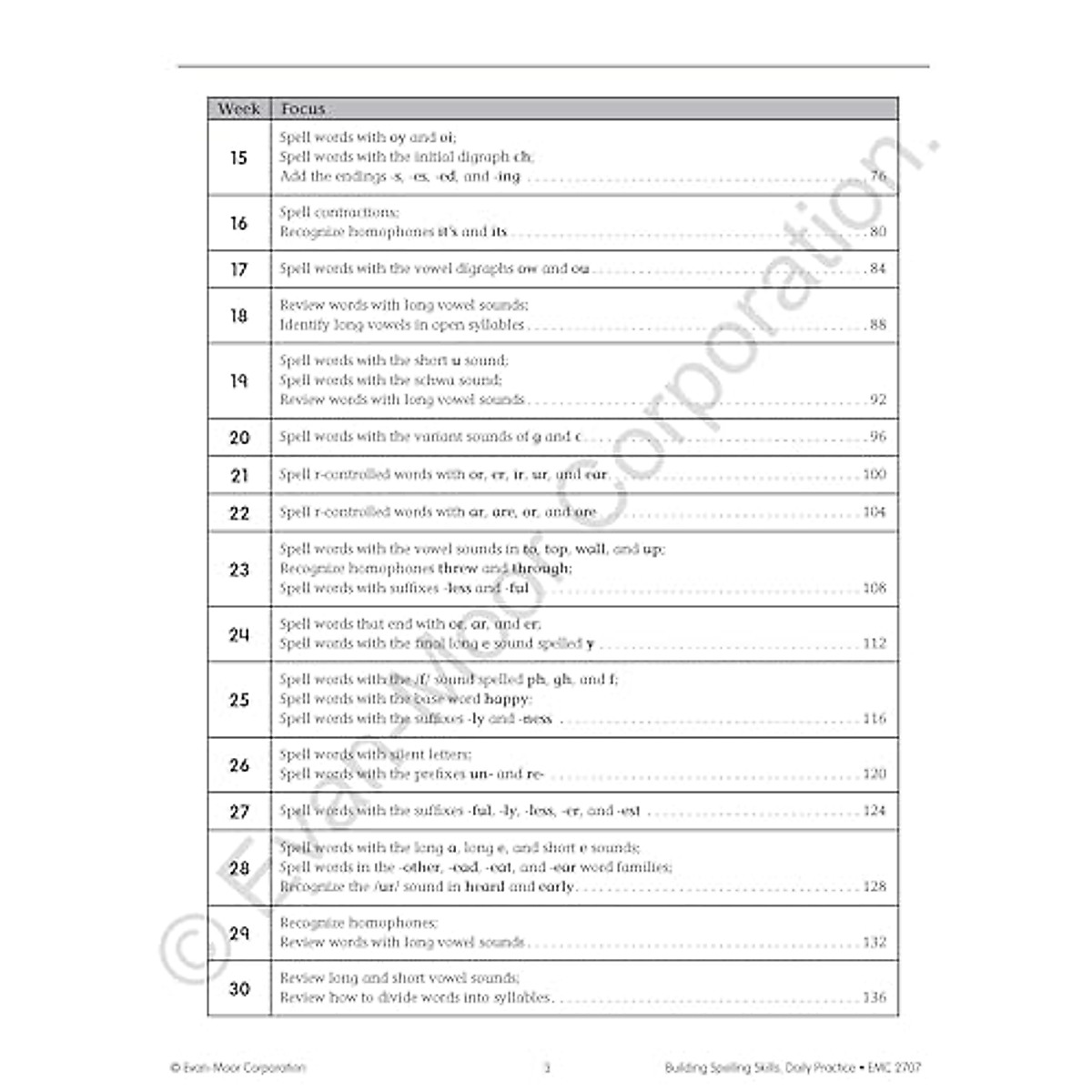 Evan-Moor Building Spelling Skills, Grade 3 - Homeschooling & Classroom Resource Workbook, Reproducible Worksheets, Teaching Edition, Spelling Strategies, Reading and Writing Skills