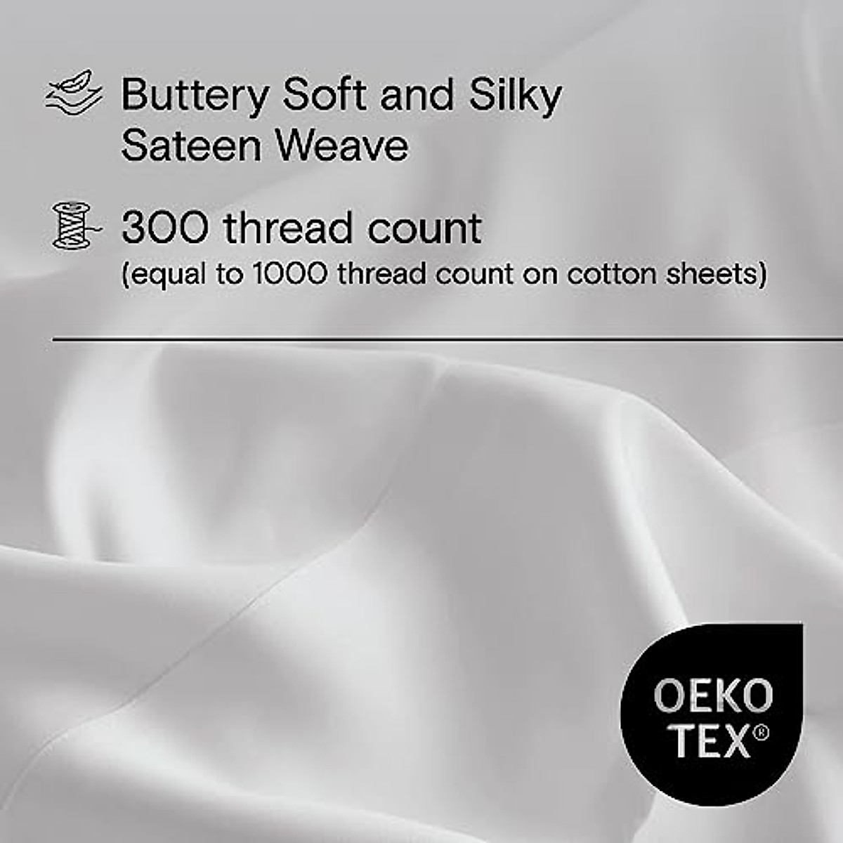 DOZ by SIJO 100% Organic Bamboo Duvet Cover Set, 1 Duvet Cover and 2 Pillowcases, Buttery Soft, Cooling for Hot Sleepers, Eco Friendly, Silky Breathable, Oeko-TEX, High GSM Durable (Snow, Full/Queen)